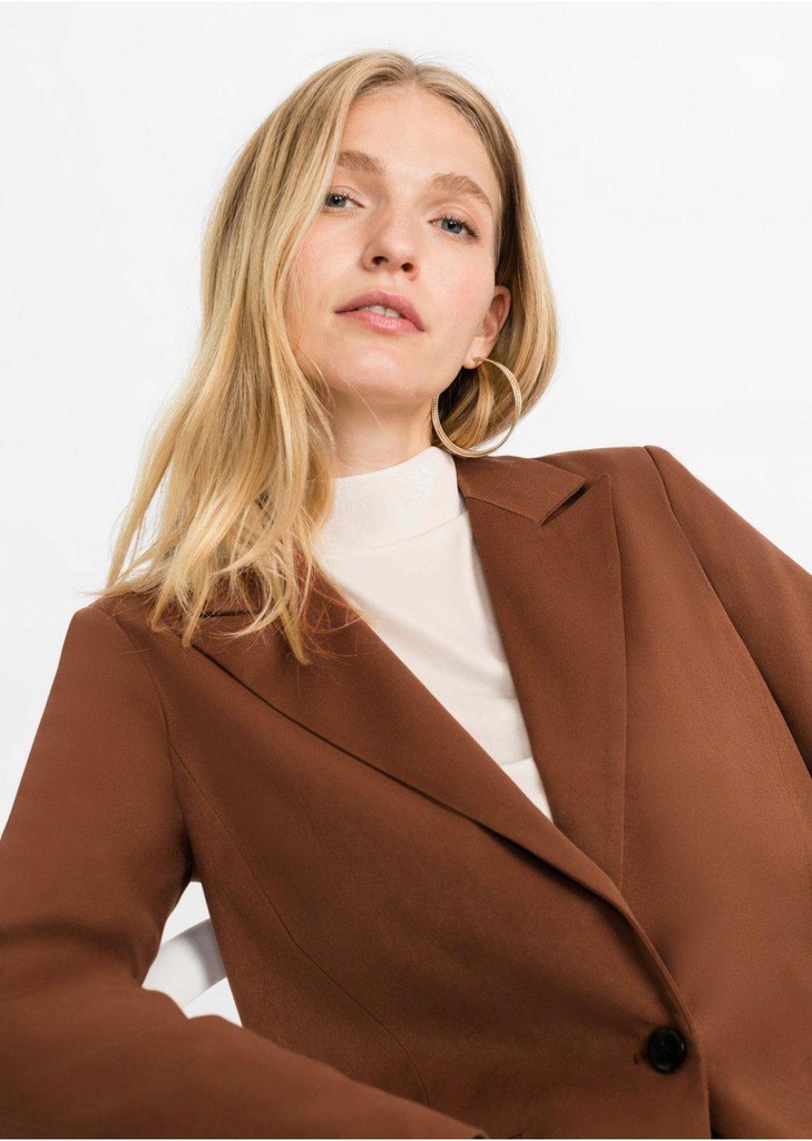 BODYFLIRT BRĄZOWA DAMSKA MARYNARKA 50 - 13378069914 - oficjalne ...