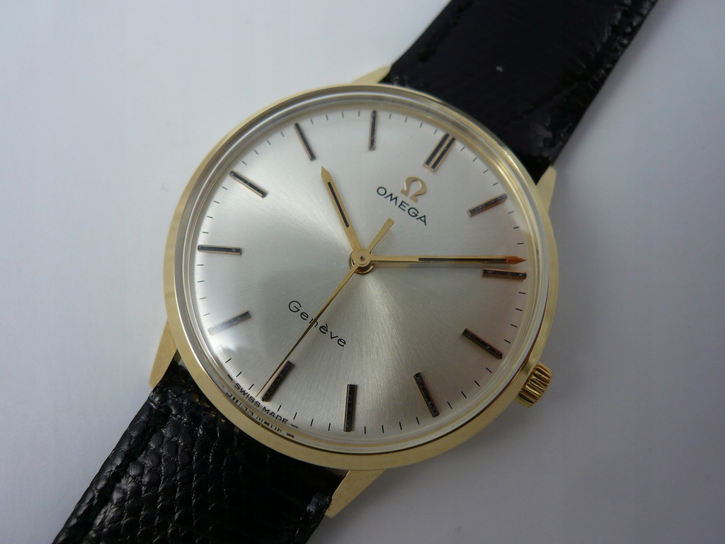 OMEGA Geneve złota 14k/585**1969**piękny klasyk** - 14123490042 ...