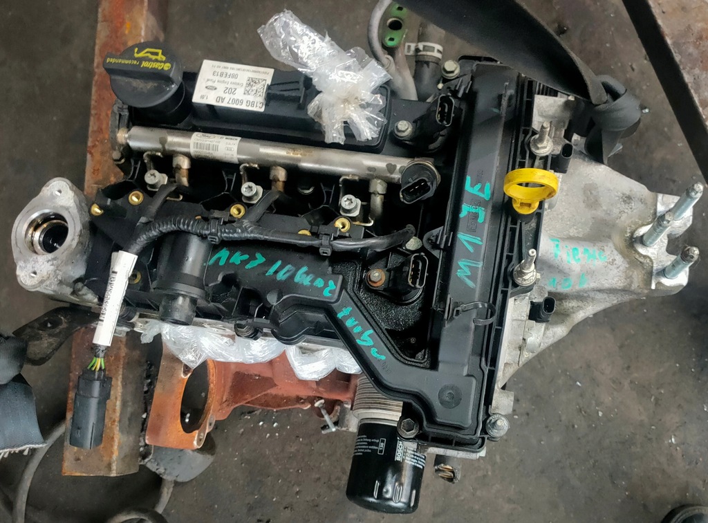 FORD FIESTA MK7 13r 1.0 ECOBOOST SILNIK M1JE goły - 11537932036 ...