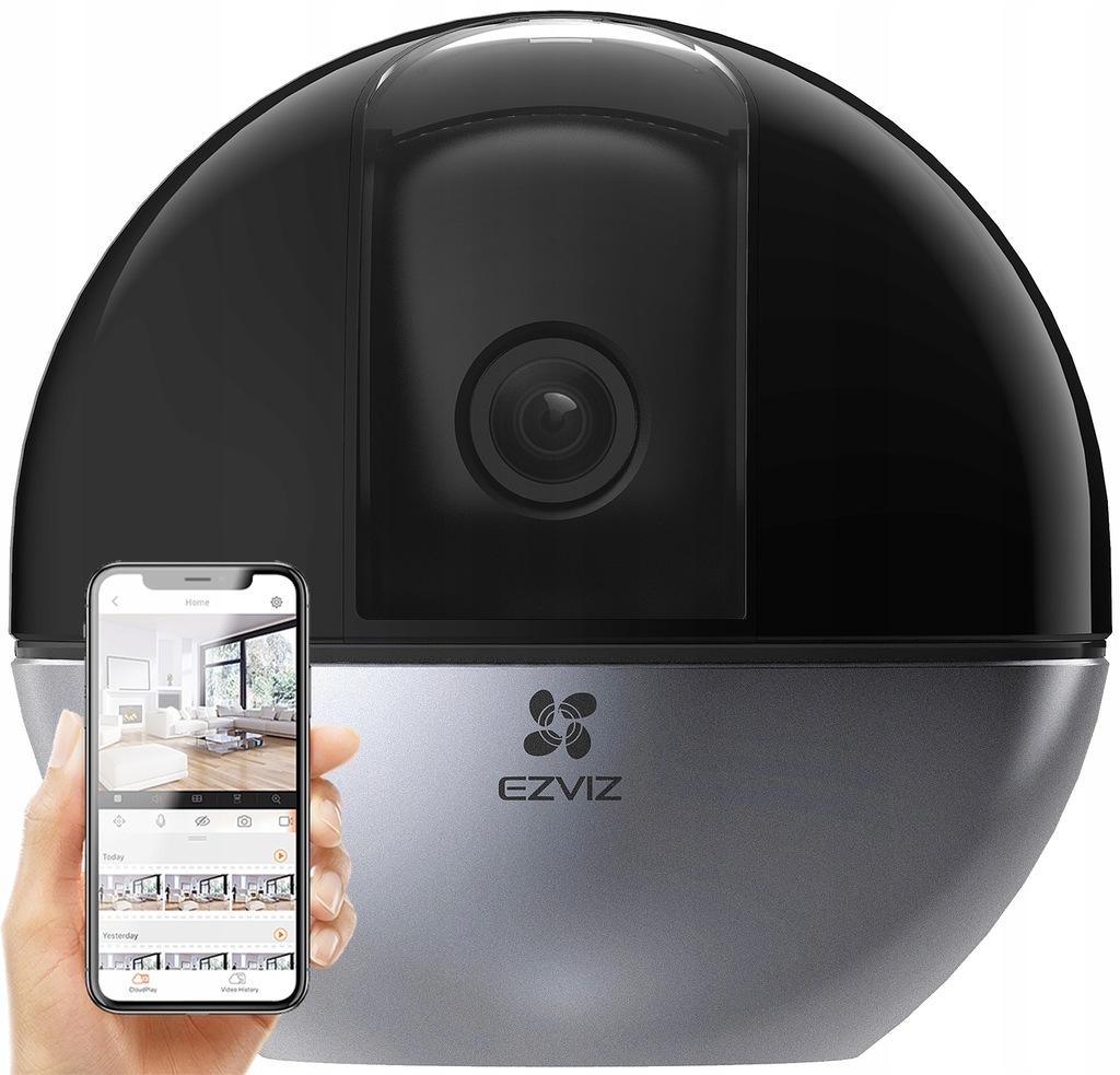 Kamera bezprzewodowa Wifi EZVIZ C6W Obrotowa 4Mpx - 10200976423 - oficjalne archiwum Allegro