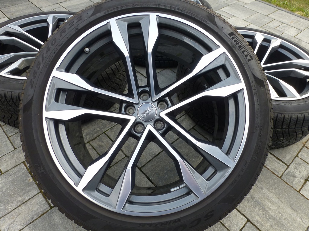 KOŁA ZIMOWE AUDI Q7 SQ7 RSQ8 Q8 SQ8 22'' PIRELLI - 12383468655 - oficjalne archiwum Allegro