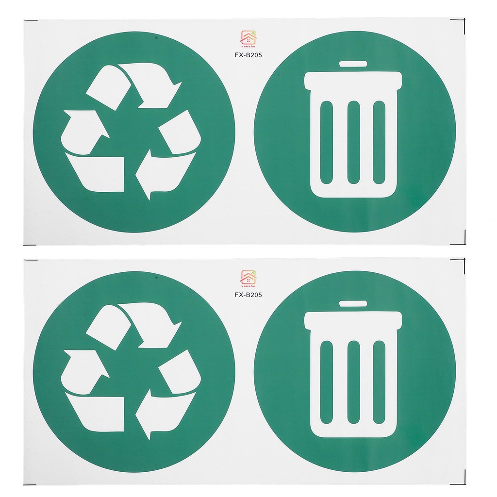 NAPPY RECYCLE STICKERS BIN LABELS TRASH CAN - 17337610558 - oficjalne ...
