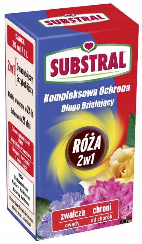 Substral 2w1 Róża kwiaty szkodniki i choroby 25ml - 11722073824 ...