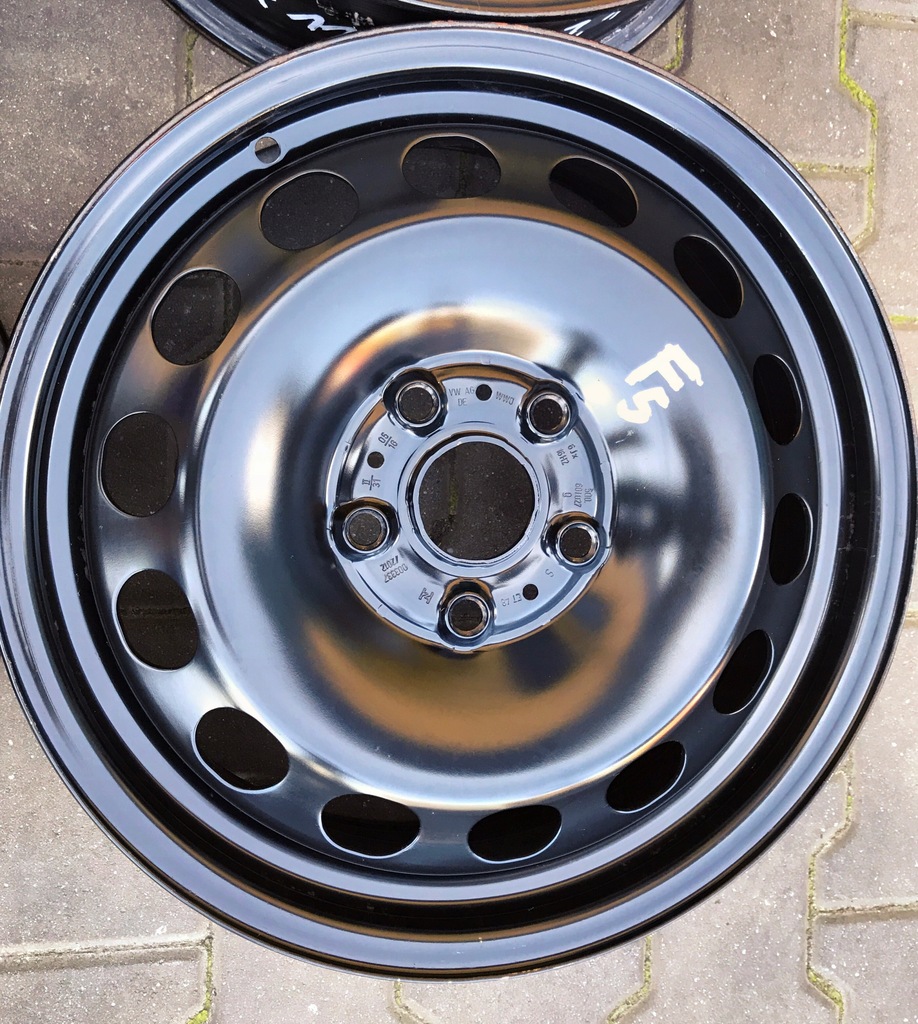 FELGI STALOWE VW GOLF CADDY TOURAN 6x16 ET48 - 8338095024 - oficjalne archiwum Allegro