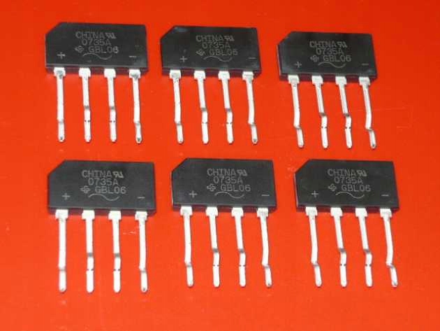 Mostek prostowniczy 4A 600V GBL06 cena za 20szt. - 5352121468 ...