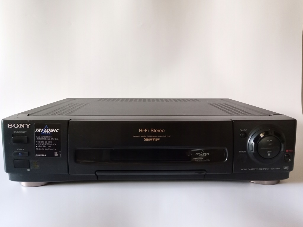 Magnetowid VHS Sony SLV-E800VC HiFi Stereo - 14359481186 - oficjalne archiwum Allegro