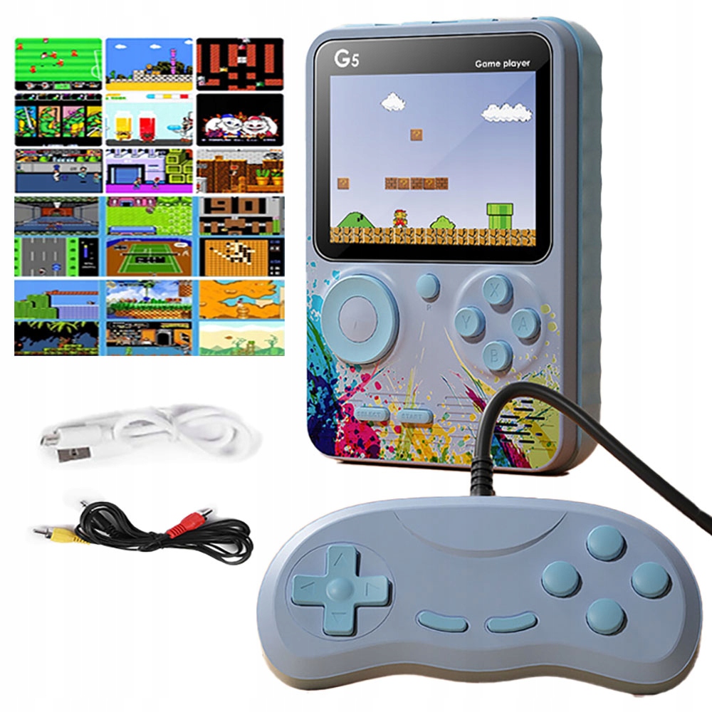 HANDHELD PORTABLE RETRO VIDEO GAME CONSOLE 500IN1 MARIO GAMEBOY FOR2 ...