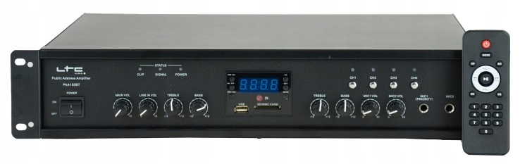Amplituner wzmacniacz z 4 strefami LTC PAA150BT 100V 90W USB SD FM BT - 15409466751 - oficjalne ...
