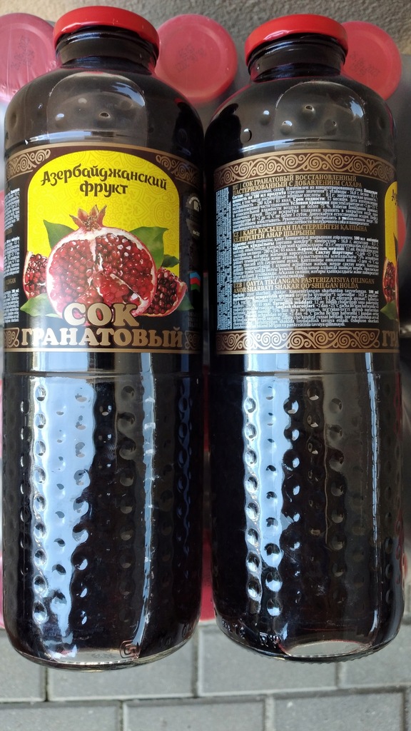Sok 1L granat szklana butelka sok z granatu granatów Import Azerbejdżan ... Sok 1L granat szklana butelka sok z granatu granatów Import Azerbejdżan ...