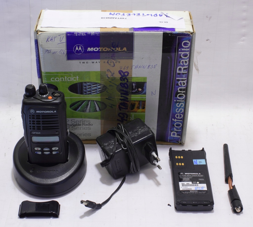 RADIOTELEFON MOTOROLA GP360 USZKODZONY !!! - 11394899191 - oficjalne ...