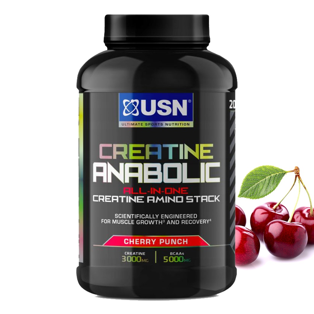 USN CREATINE ANABOLIC 900g STACK KREATYNA BCAA MOC - 12700788581 ...