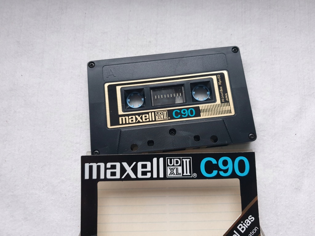 Kaseta MAXELL UDXL ll C90 - 13115702898 - oficjalne archiwum Allegro