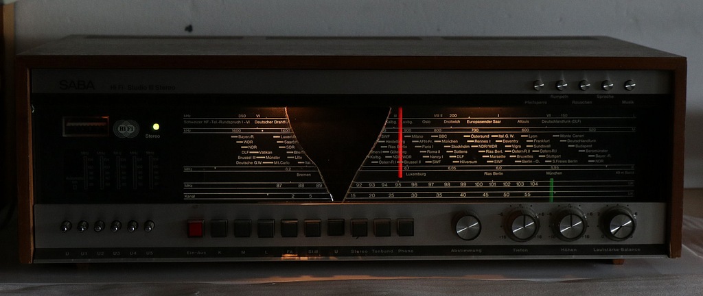 SABA HiFi Studio III Stereo Amplituner 2.0 gra ale - 13675811337 ...