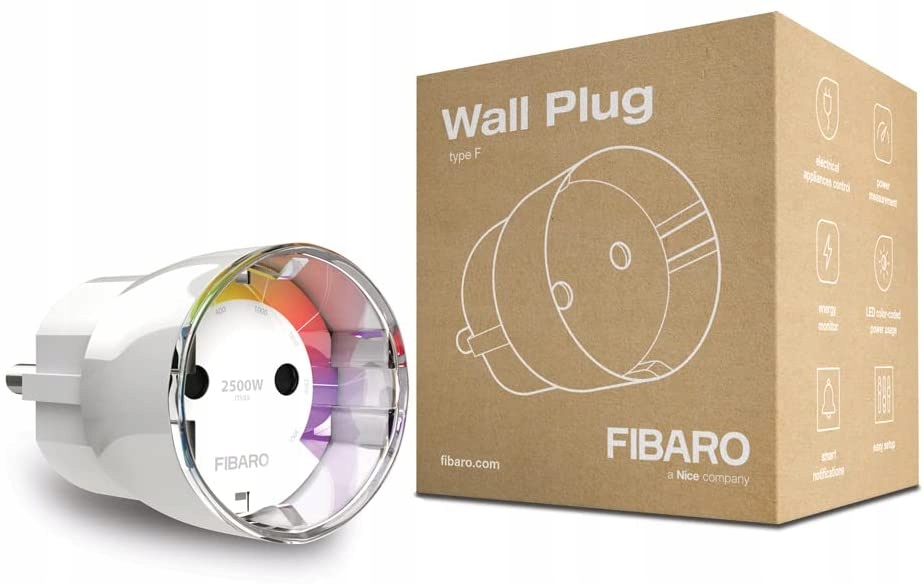 J3 Inteligentne gniazdko Wall Plug Fibaro Wifi/BLE - 12207919916 ...