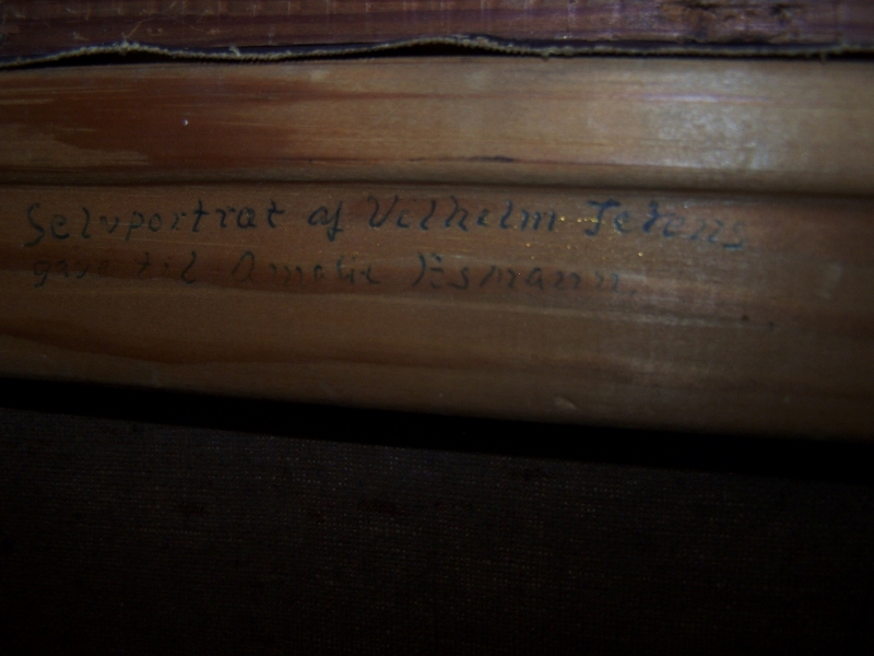 ORYGINAŁ AUKCYJNY AUTOPORTRET VILHELM TETENS 1920 - 7886343751 ...