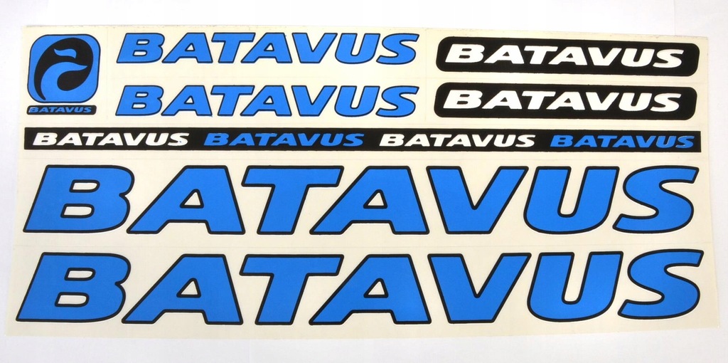 NAKLEJKA BATAVUS NIEBIESKI 5 szt= kpl - 12429552816 - oficjalne ...