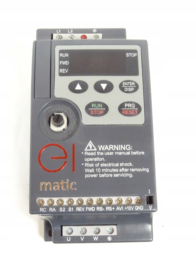 Falownik Elmatic EL1000-01R5G2 części dawca - 12853217314 - oficjalne archiwum Allegro