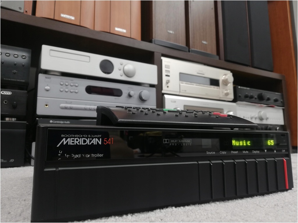 Przedwzmacniacz Meridian 541 + Pilot Systemowy MRS - 11565849485 ...