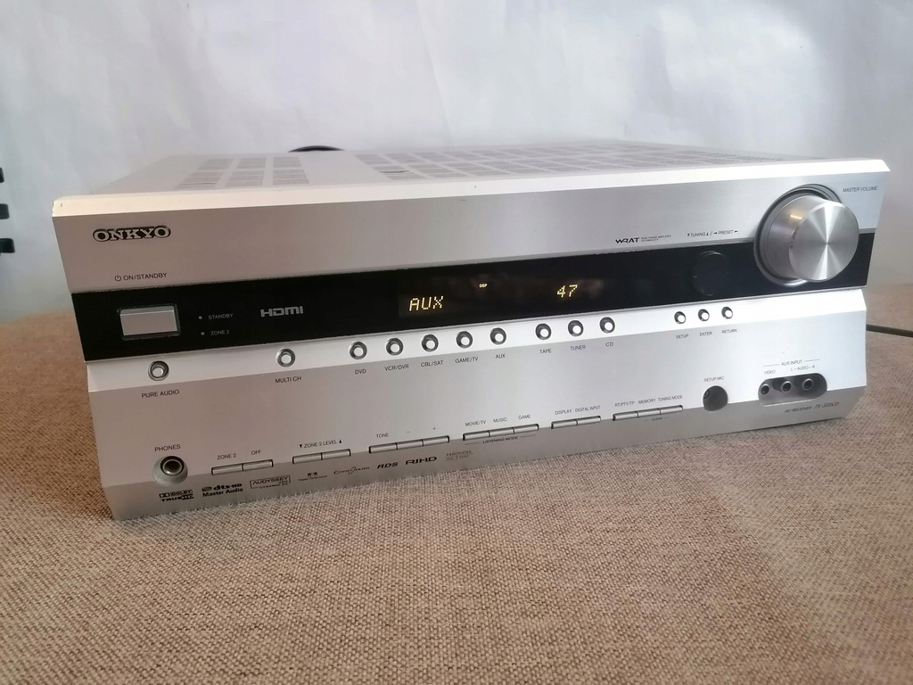 Amplituner ONKYO TX SR606 uszkodzony. - 13686447636 - oficjalne archiwum Allegro