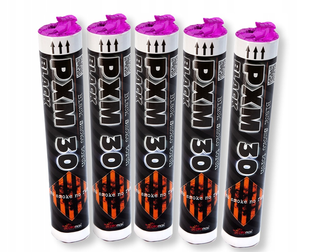 ZESTAW 5 SZTUK PXM30 czarna / świeca dymna raca - 12200628450 ...