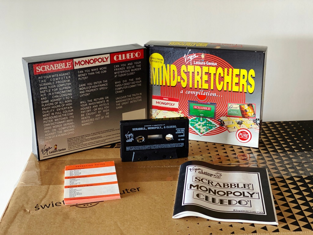 ZX Spectrum gra MONOPOLY SCRABBLE CLUEDO BOX - 9472730046 - oficjalne ...