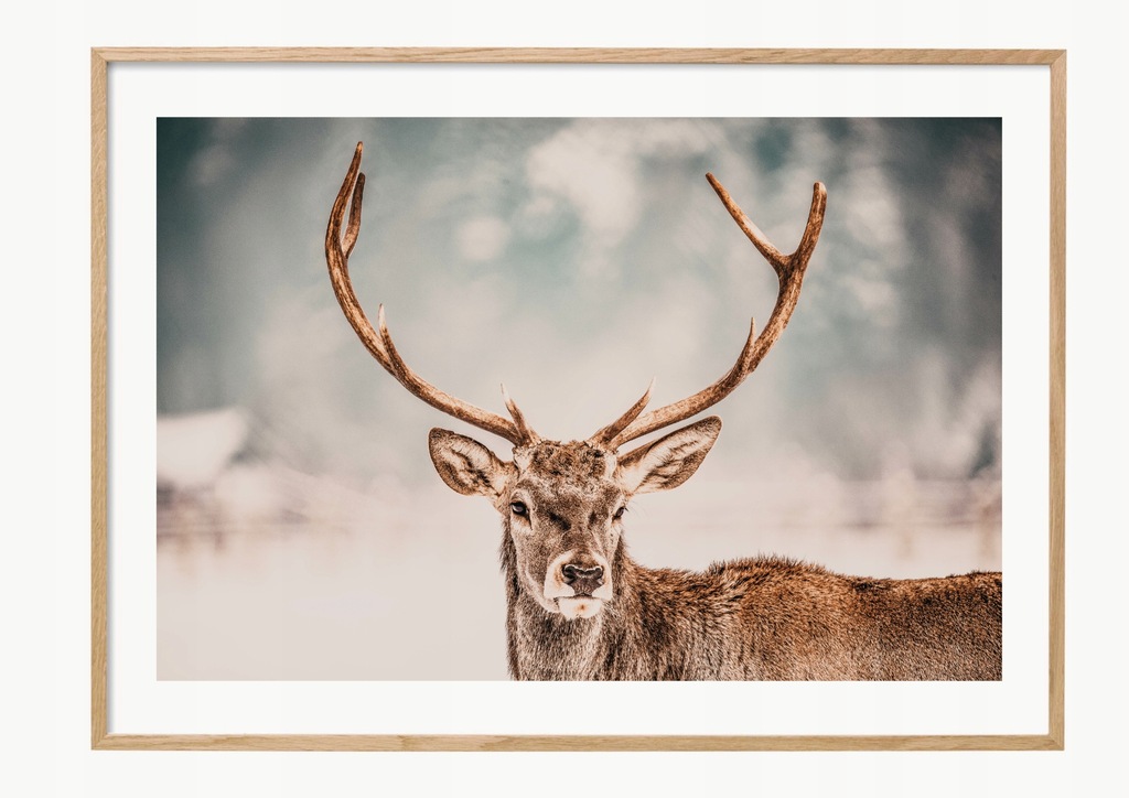 Świąteczny plakat 40x30cm ŚWIĘTA ZIMA POSTER A3 BOŻE NARODZENIE duży ...