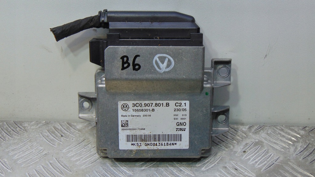 VW PASSAT B6 MODUŁ HAMULCA RĘCZNEGO 3C0907801B - 15249920704 ...