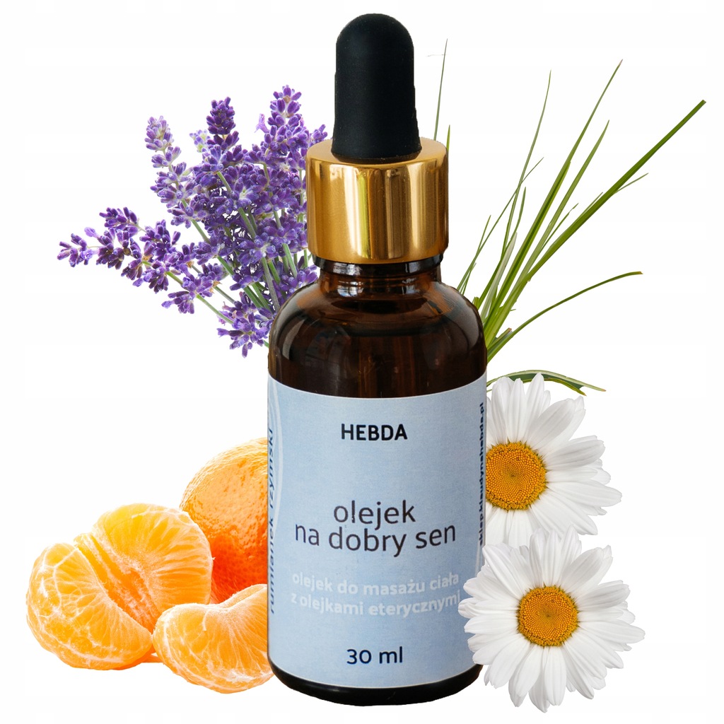 Mieszanka Olejków Eterycznych I Olejku Jojoba Na Dobry Sen Hebda 30ml - 13148125205 - oficjalne ...