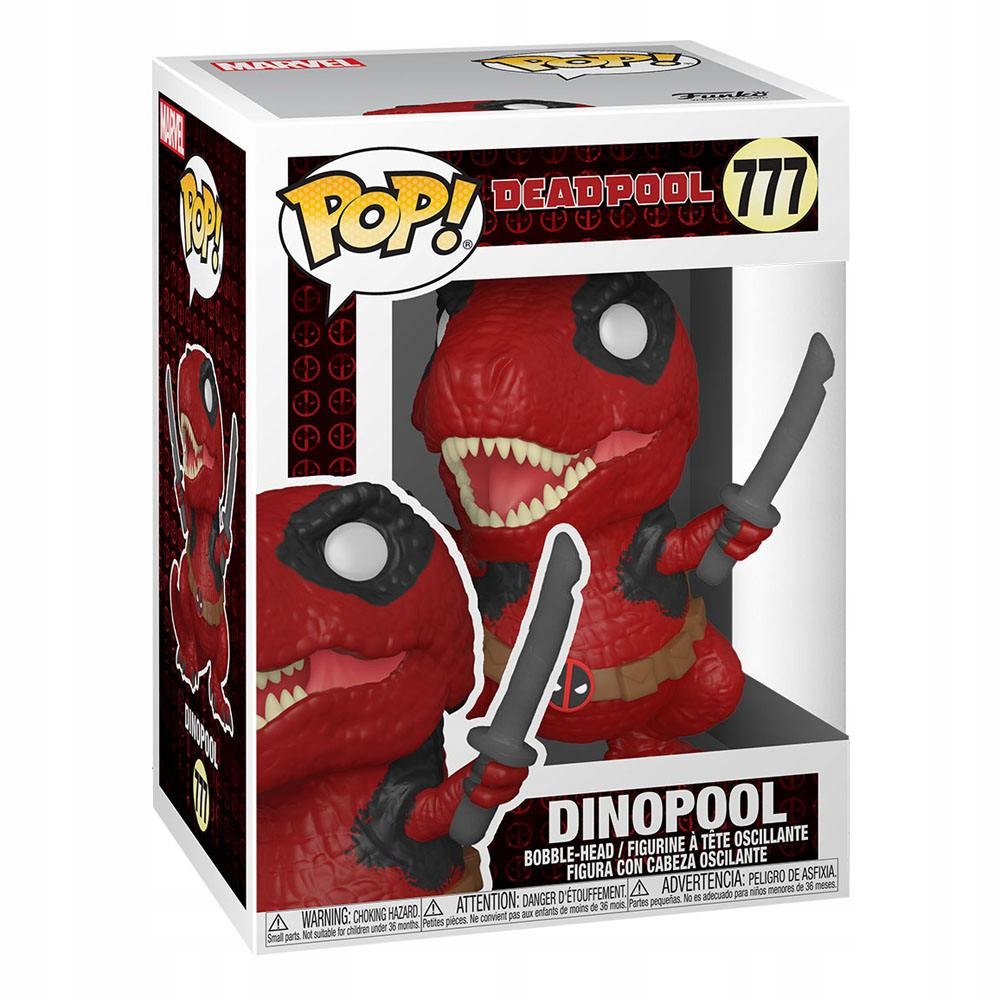 Figurka Funko POP! #777 Dino Deadpool - Marvel - 11406942302 ...