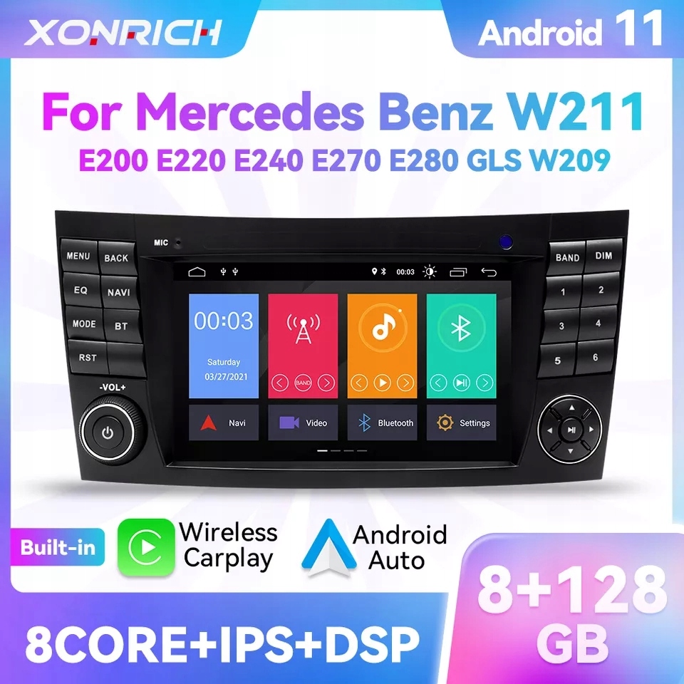 radio android mercedes w211 w219 w209 - 13024690206 - oficjalne ...