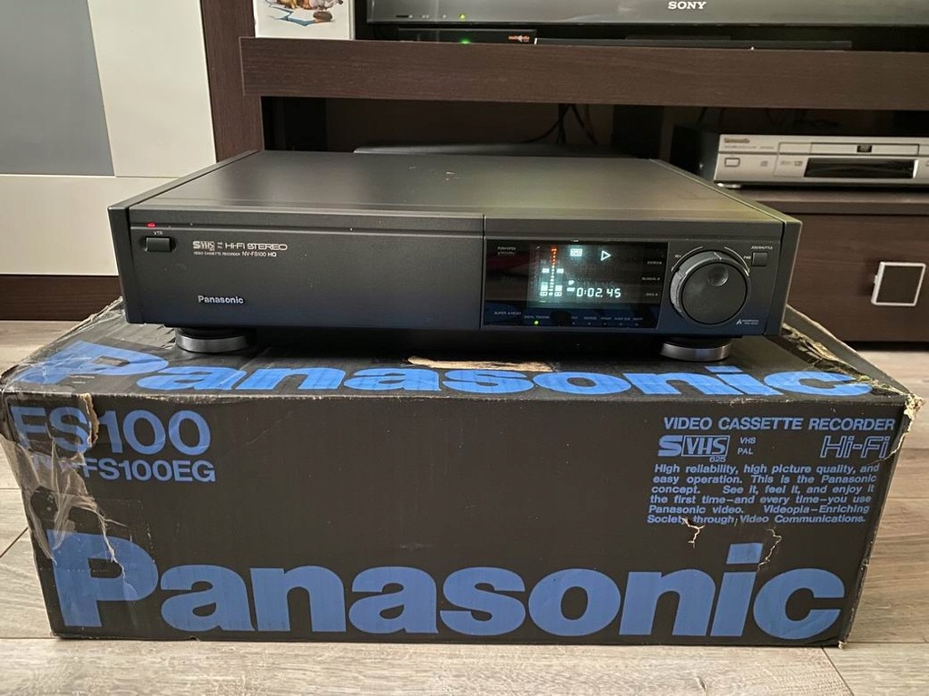 Magnetowid Panasonic NV-FS100 + Pilot + Karton - 13766997730 ...