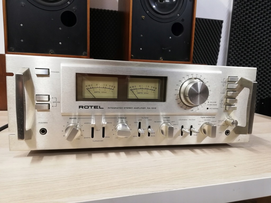 ROTEL RA 1312 wzmacniacz CZOŁG vintage HiEnd - 13461965637 - oficjalne ...