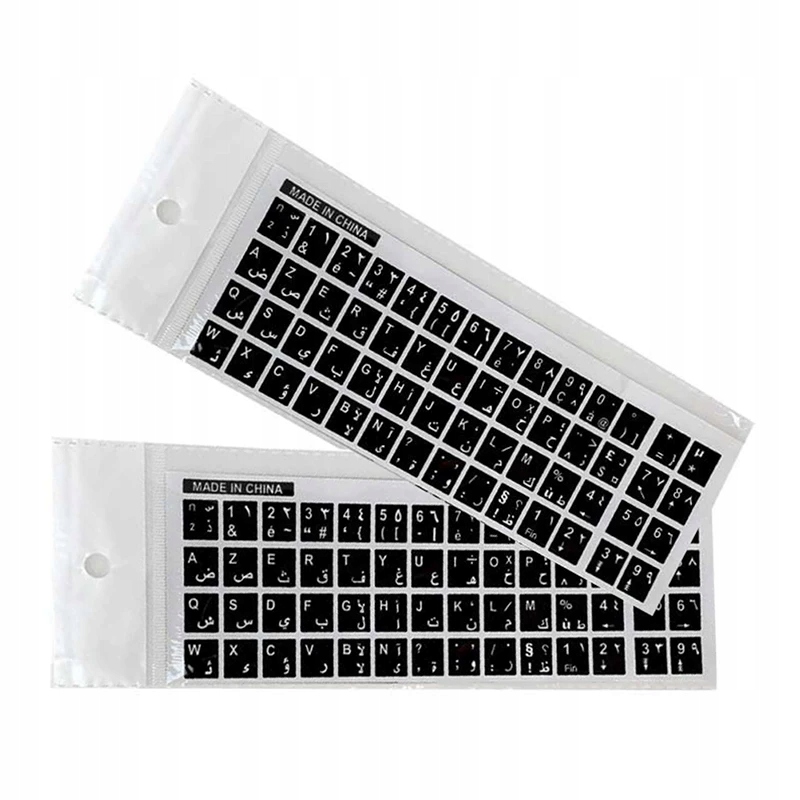 Arabic Transparent Keyboard Stickers for Any Laptop Letters Keyboard ...