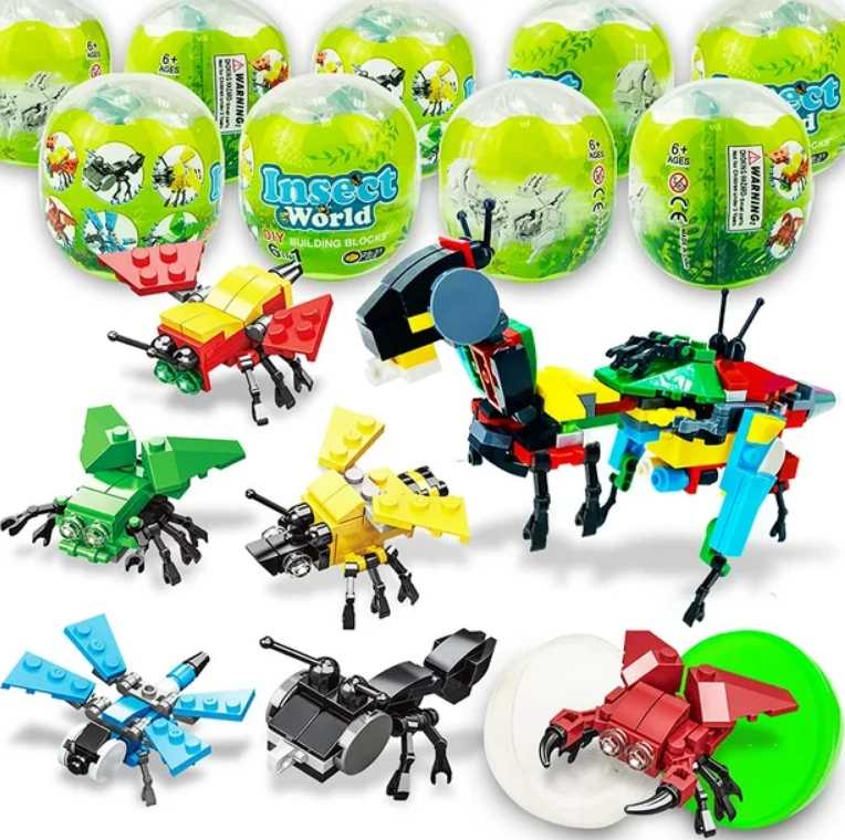 Insect World Building Blocks Simulation Mantis Ant - 14022062093 ...