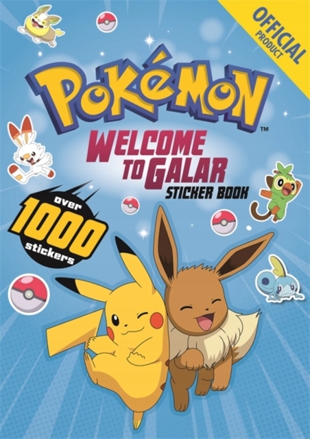 Pokemon Welcome to Galar 1001 Sticker Book - 12924649787 - oficjalne ...