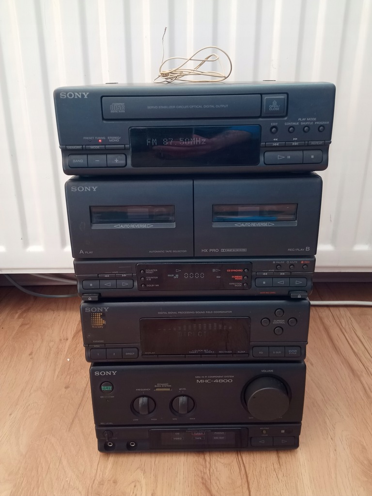 SONY MHC-4800 WIEŻA 4segmenty - 15399615010 - oficjalne archiwum Allegro