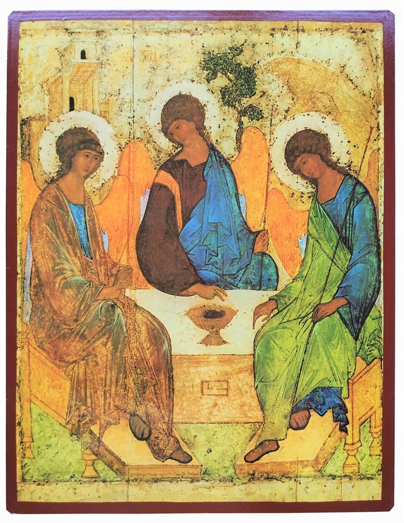 ICON - HOLY TRINITY (THREE ANGELS) - 14020687476 - oficjalne archiwum ...