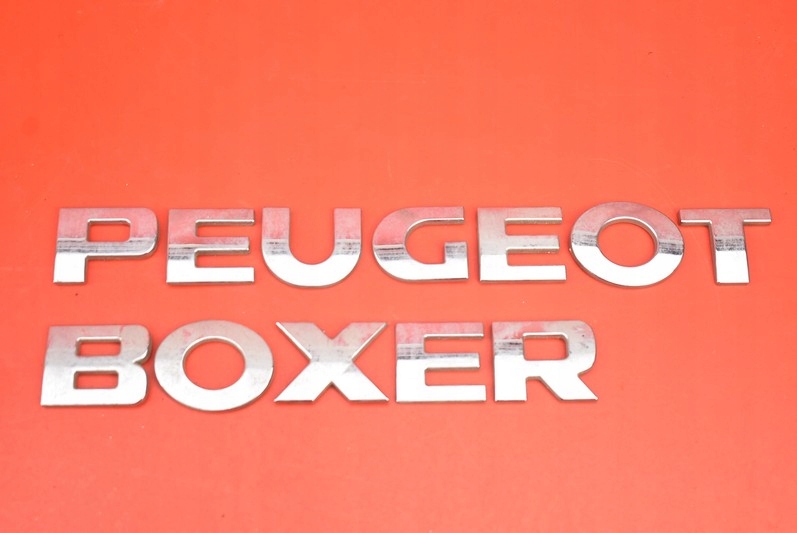 ZNACZEK EMBLEMAT NAPIS KLAPY PEUGEOT BOXER II 07R - 13305681410 ...