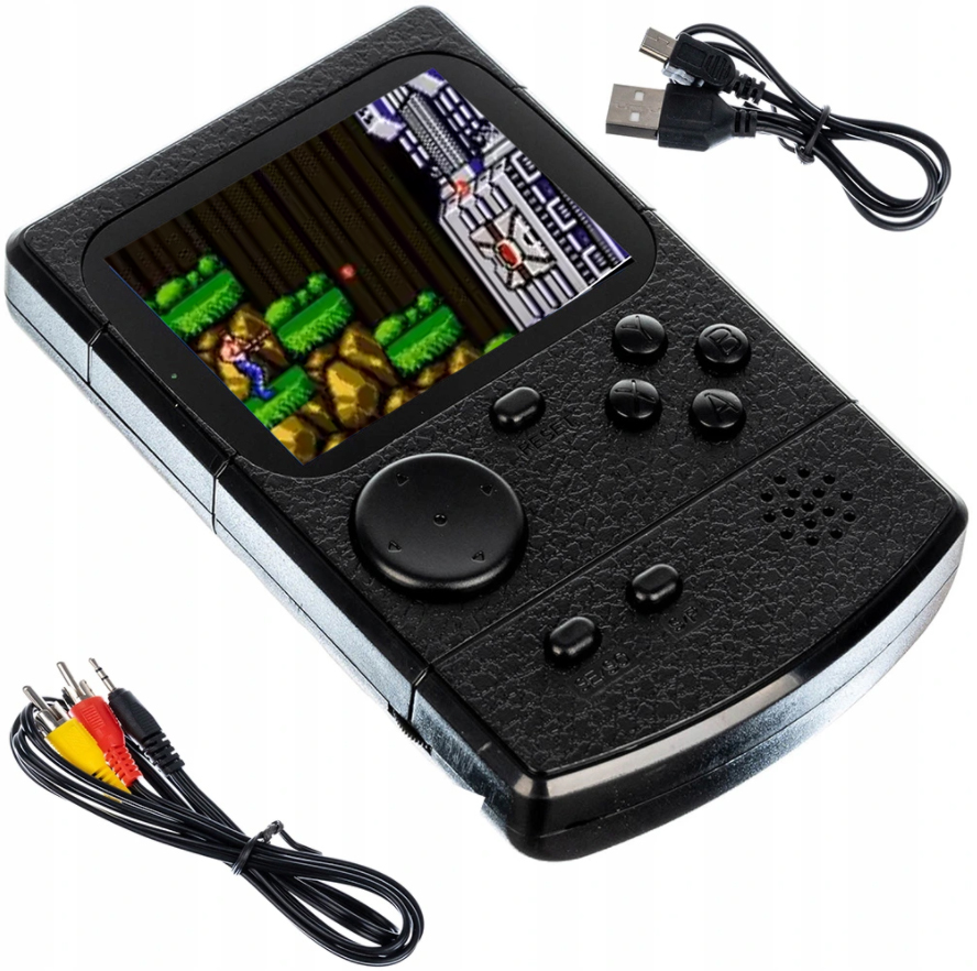 MINI KONSOLA RETRO GRA PRZENOŚNA PAD 256 GIER TV - 10734667102 ...