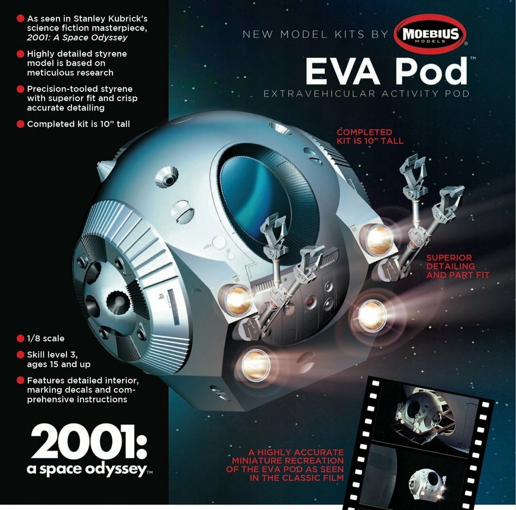 EVA Pod 2001 A Space Odyssey - Moebius skala 1/8 - 9905545417 ...