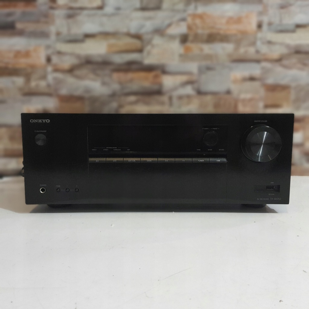 Amplituner ONKYO TX-SR252 5.1 czarny - 13432313755 - oficjalne archiwum Allegro