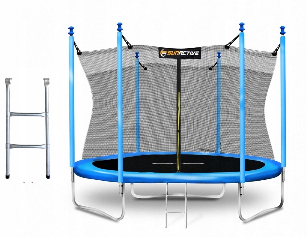 Trampolina Ogrodowa Dzieci Siatka 12FT DUŻA 374CM - 13982176782 - oficjalne archiwum Allegro