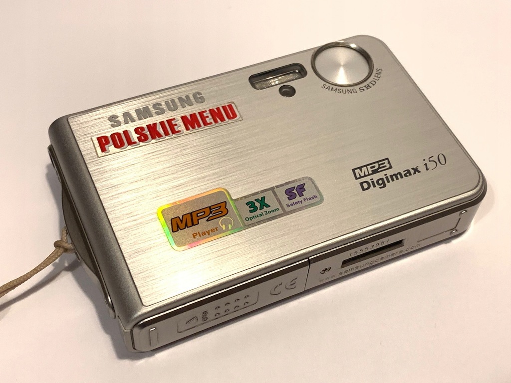 SAMSUNG Digimax i50 aparat cyfrowy z MP3 KOMPLET! - 12645087858 ...