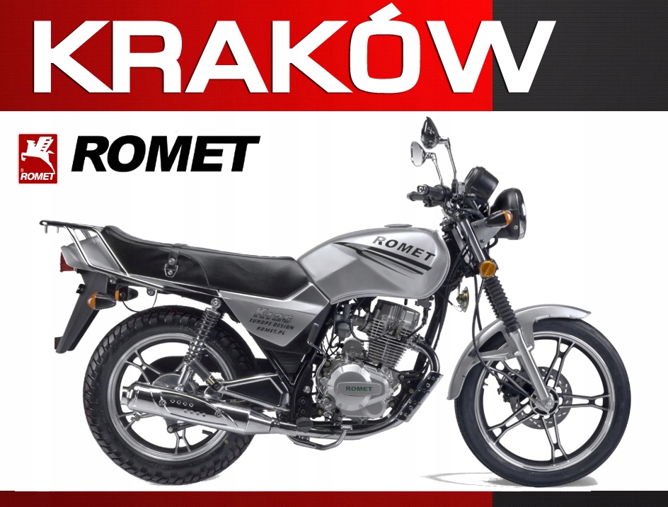 Motocykl ROMET K125 FI ZK Euro 4 gratisy KRAKÓW - 8201877063 ...