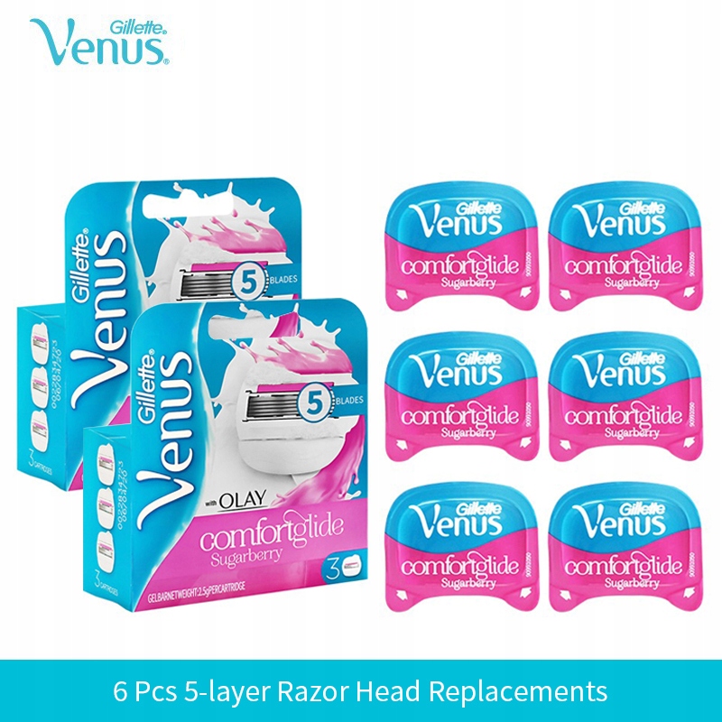 Gillette Venus żyletka żyletki do golenia wkłady - 13939531538 ...