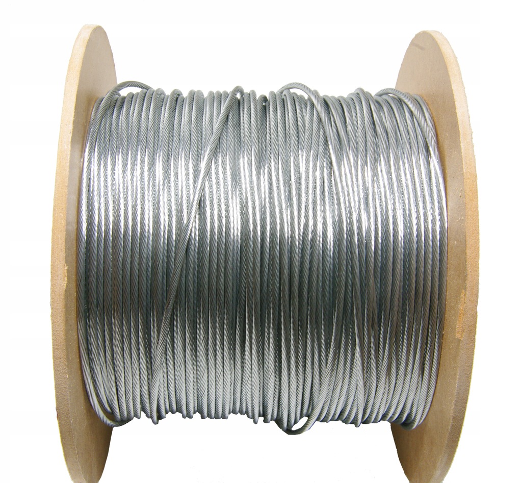 Linka stalowa ocynkowana do pastucha 2 mm, 100 mb - 11227796028 - oficjalne archiwum Allegro