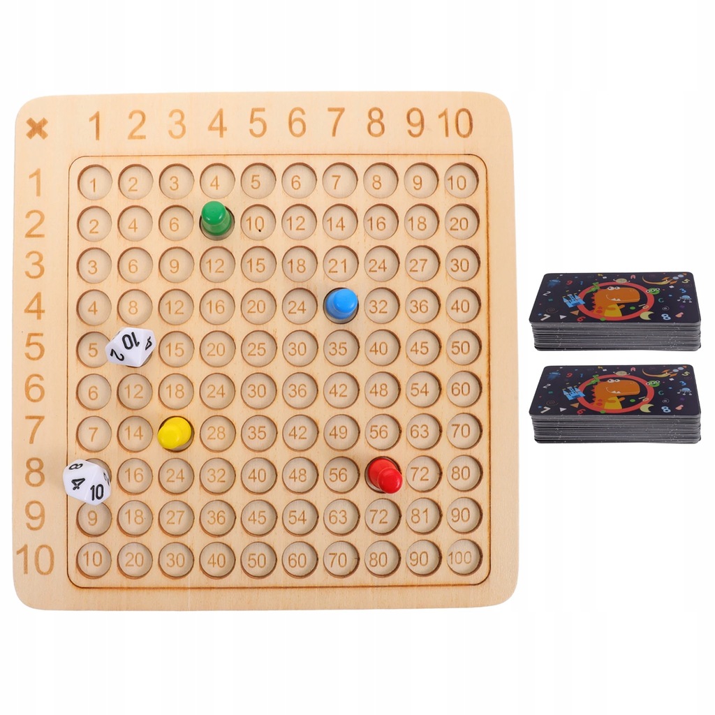 Multiplication Table Wooden Chess Board Preschool - 13780829247 ...