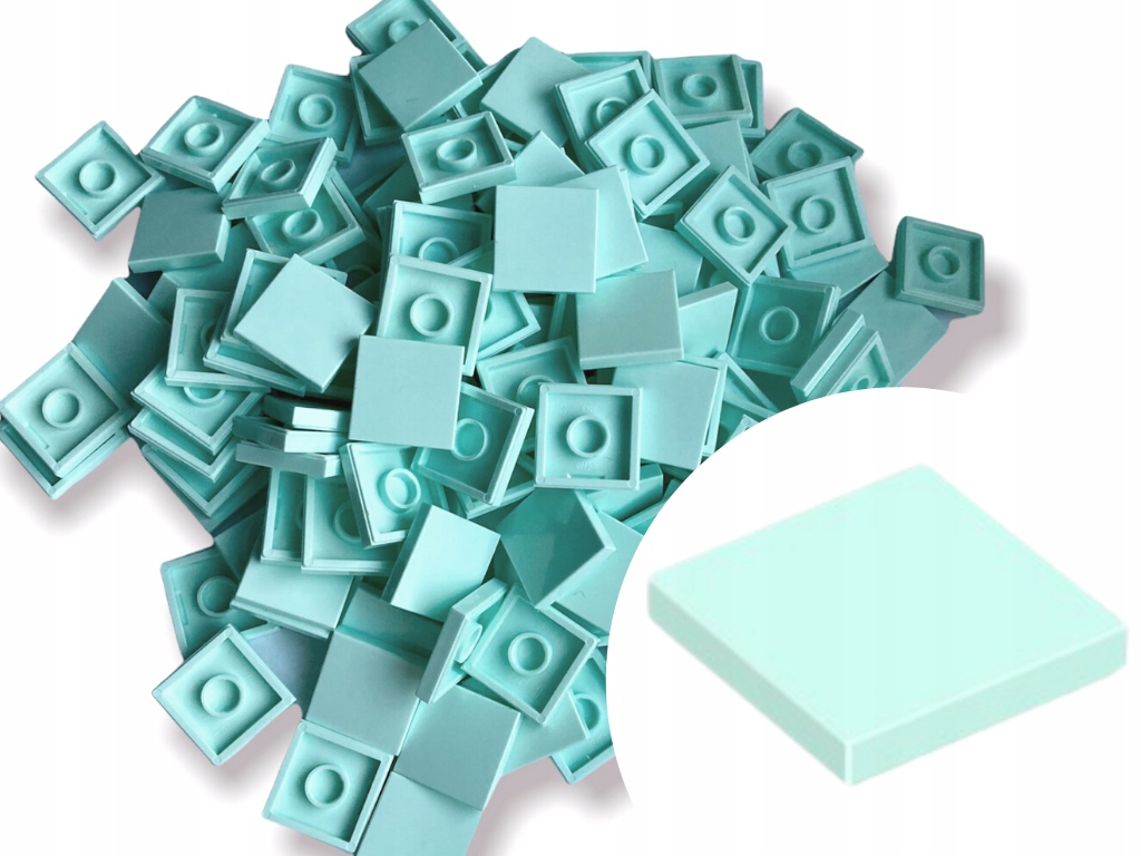 LEGO 3068b Tile 2x2 płytka LIGHT AQUA 20 szt NOWE - 11110154515 ...