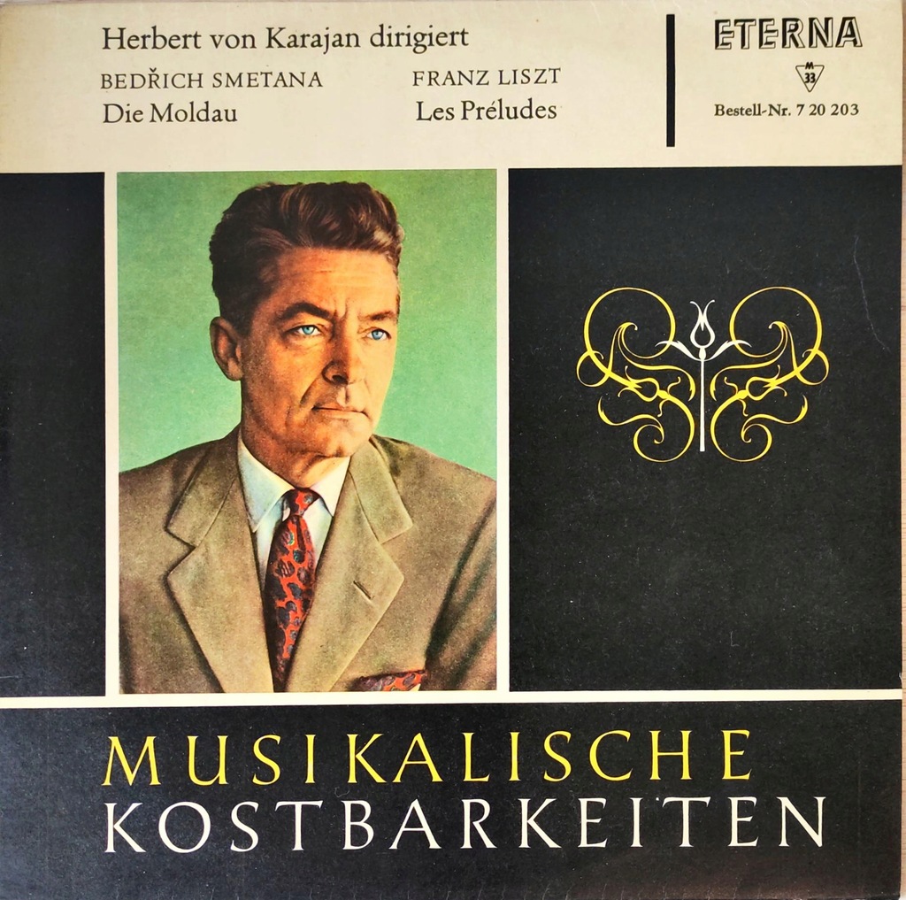 LP KARAJAN SMETANA DIE MOLDAU LISZT LES PRELUDES - 13075754168 - oficjalne archiwum Allegro