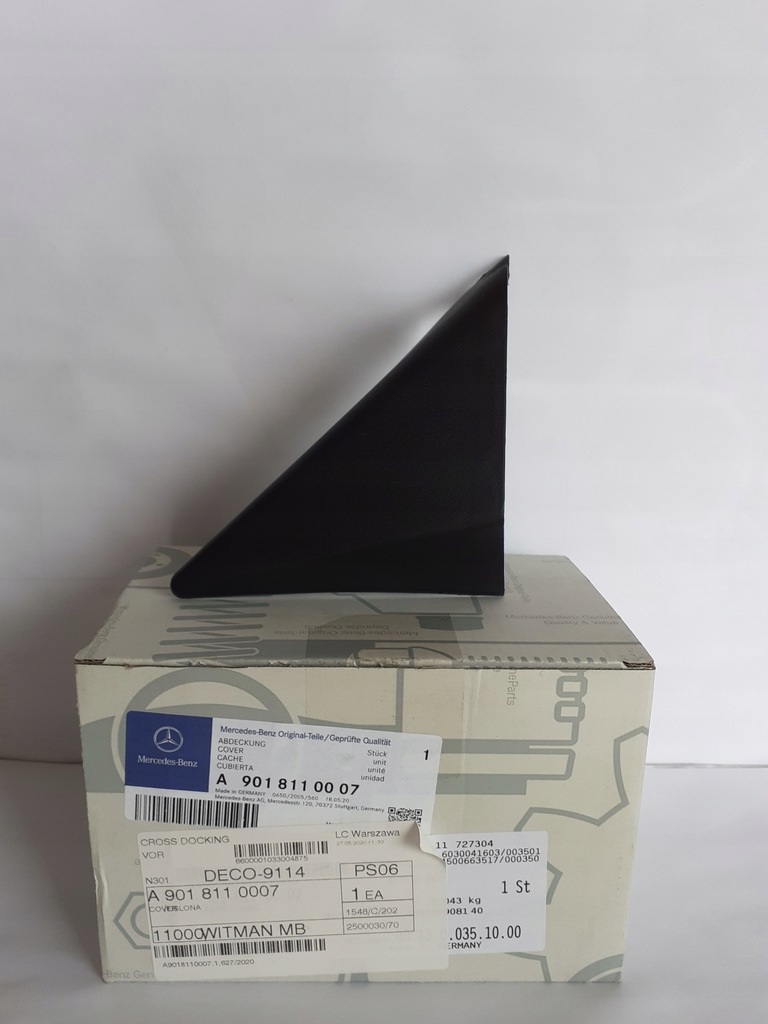 ZAŚLEPKA OSŁONA LUSTERKA L SPRINTER 95- ORYGINAŁ - 13855542971 ...